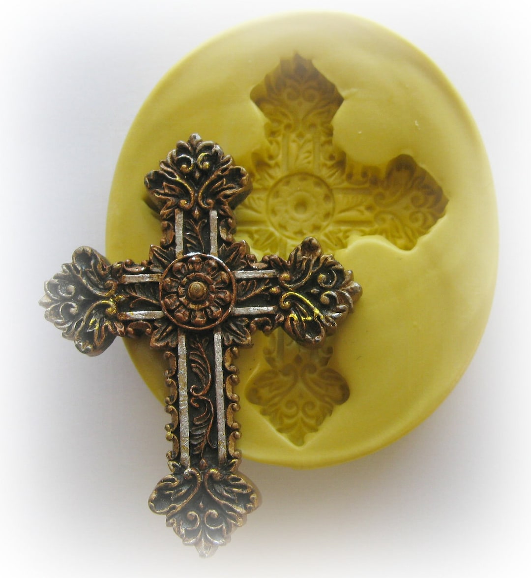 Molds Easter Cross Silicone Mold Resin Polymer Clay Mould - Etsy
