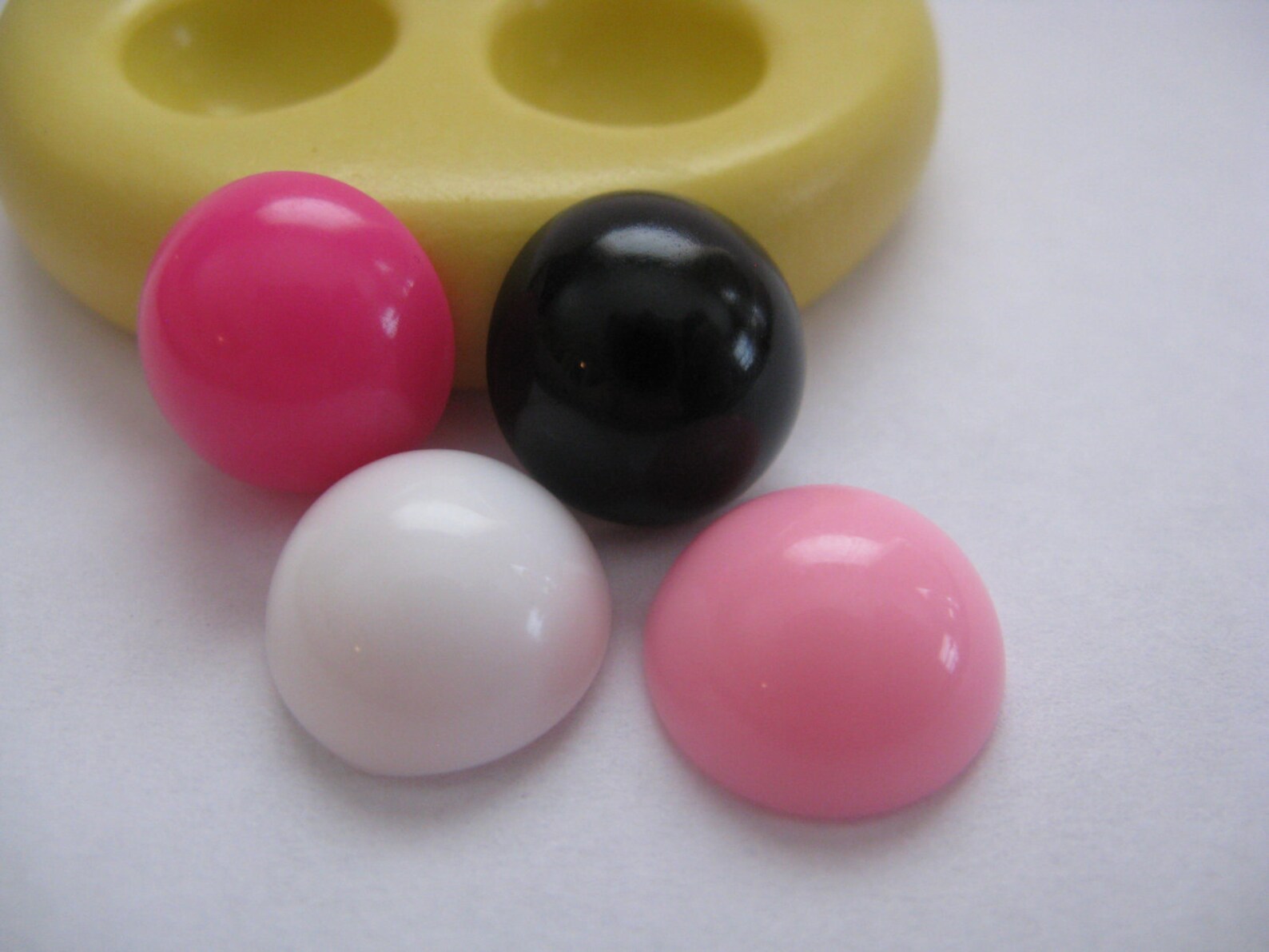 Round Dot Mold 13mm Resin Mold Polymer Clay Mould DIY Earrings - Etsy