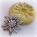 Rhinestone Flower Cabochon Mold Clay Fondant Mold Soap Resin Mold DIY ...