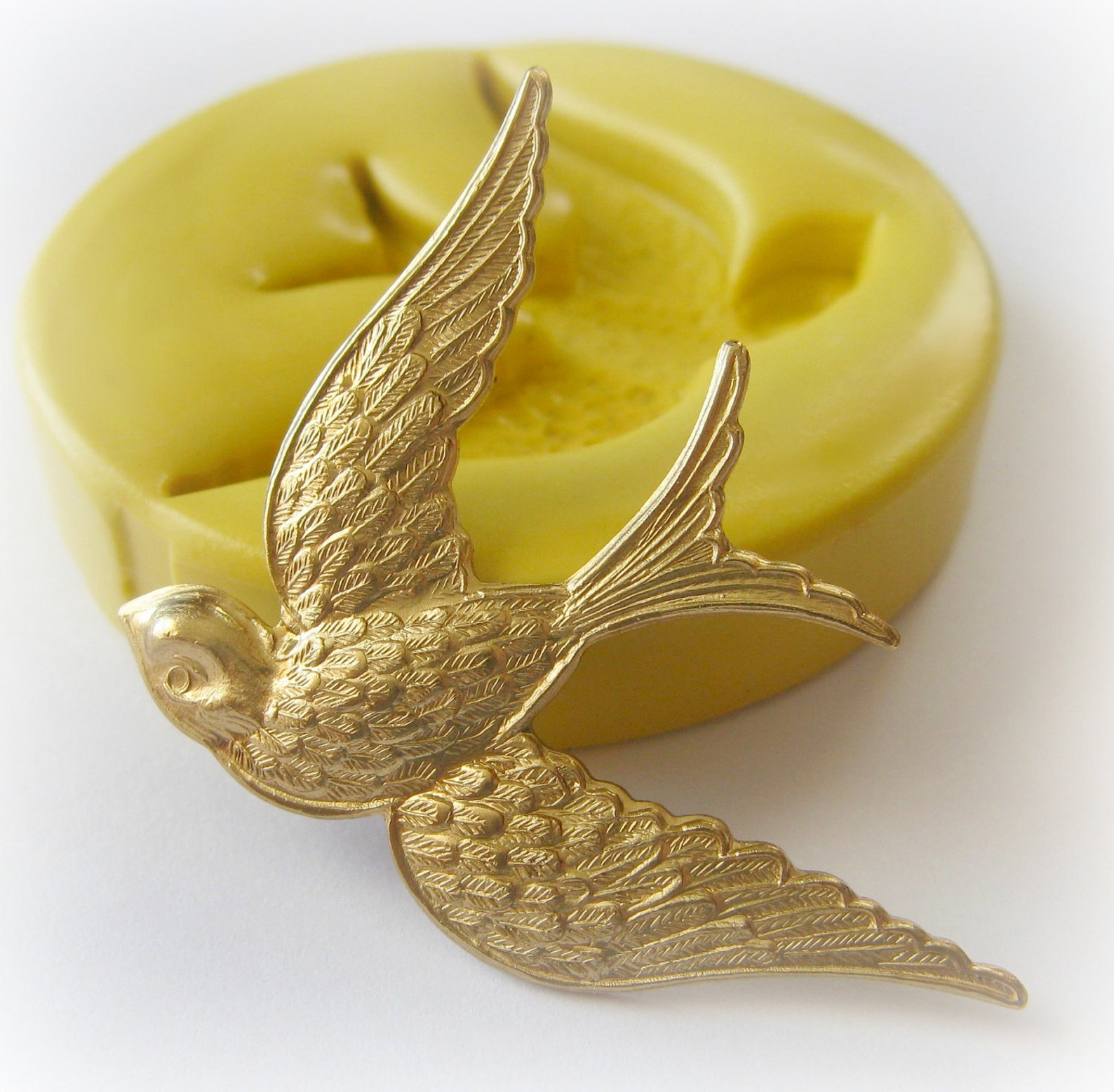 Blue Bird Mold Polymer Clay Resin DIY Cabochon DIY Jewelry - Etsy