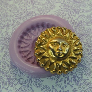 Sun Silicone Mold Fondant Mold Chocolate Resin Polymer Clay - Etsy