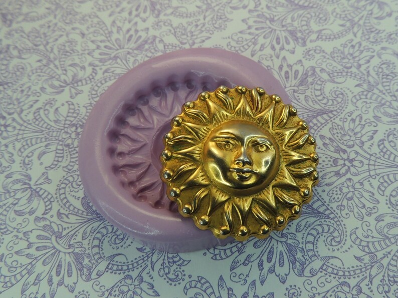Sun Silicone Mold Fondant Mold Chocolate Resin Polymer Clay | Etsy