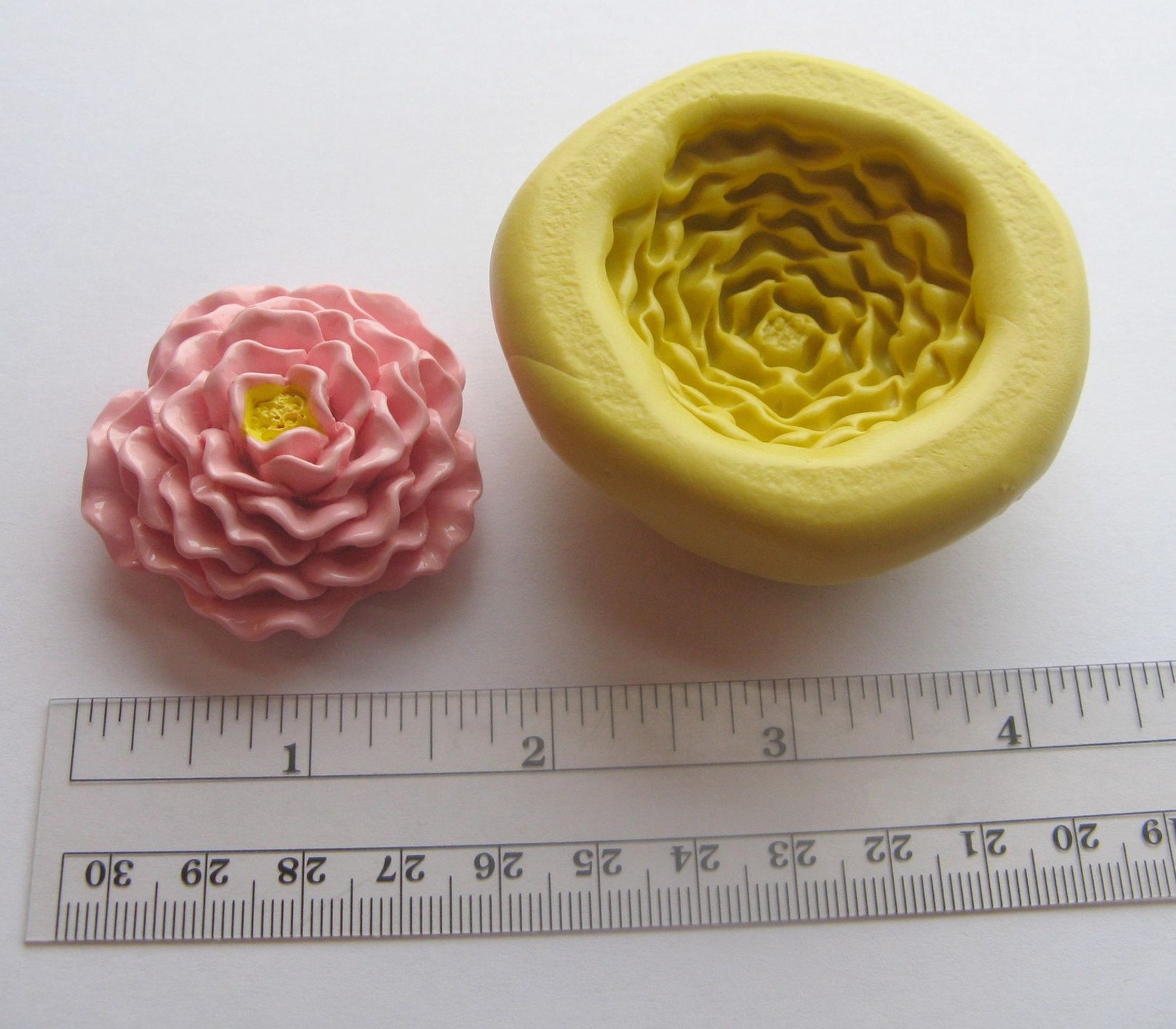 Large Flower Mold Soap DIY Crafts Resin Polymer Clay Fondant Decoration ...
