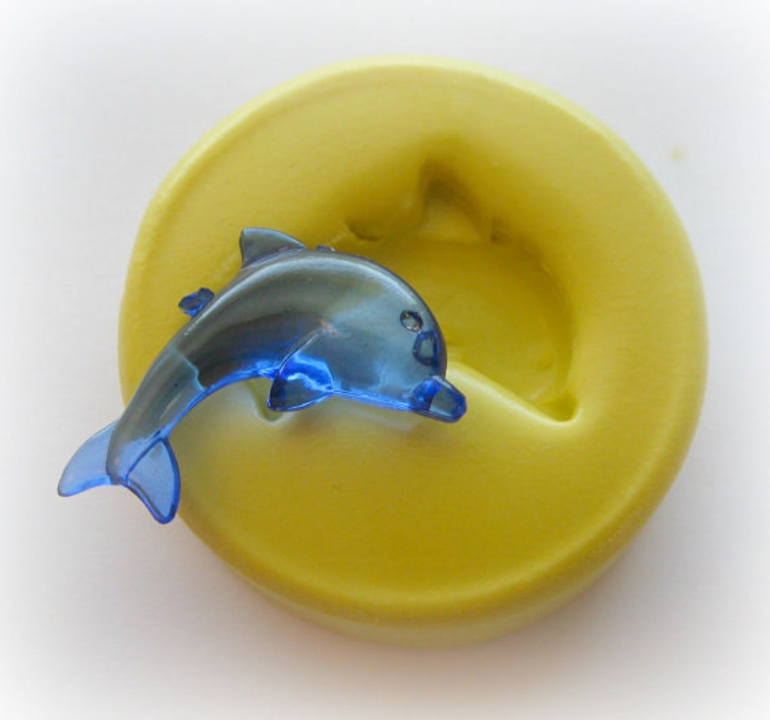 Dolphin Silicone Fondant Fish Mold Polymer Clay Resin Mould DIY ...