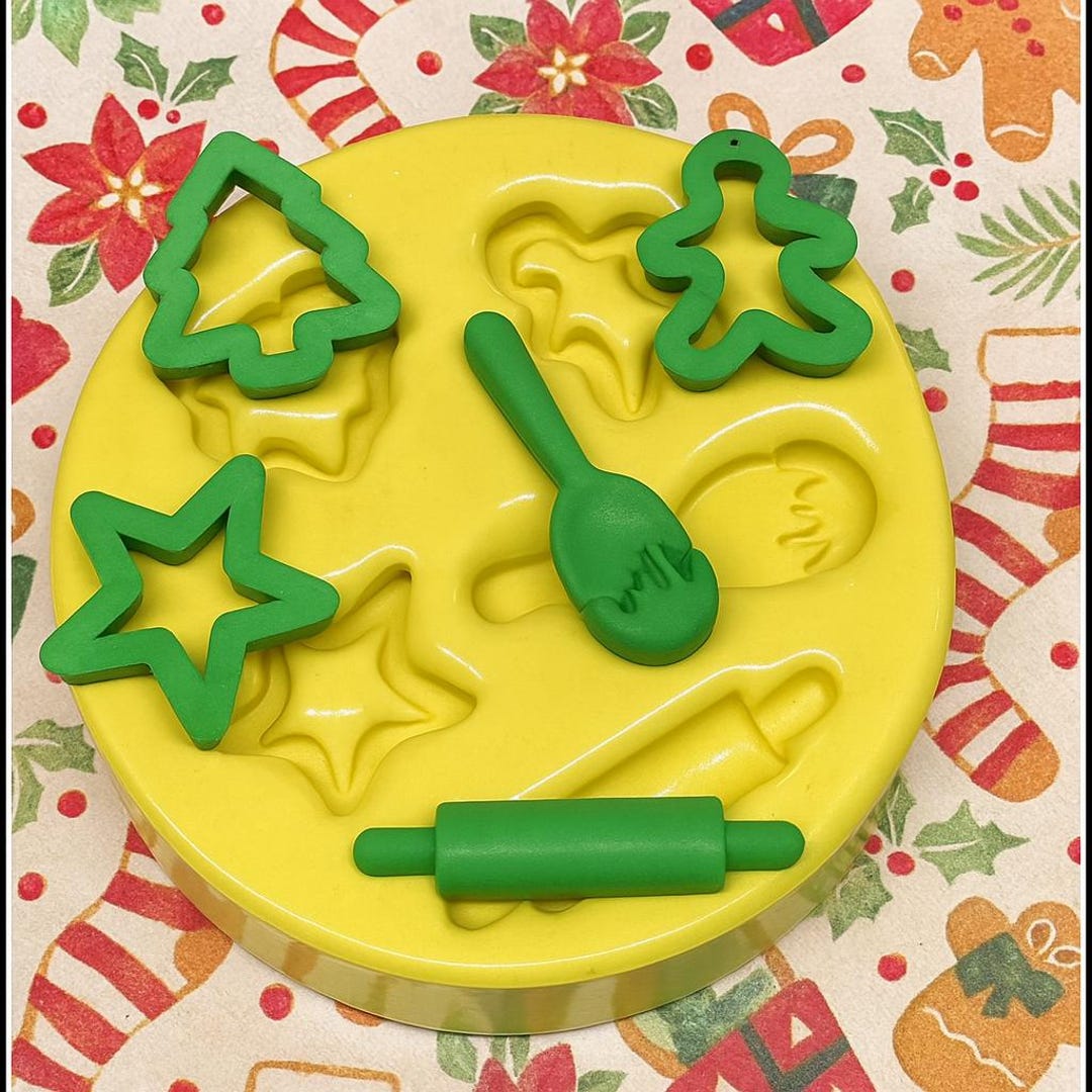 Miniature Cooking Mold Rolling Pin Spoon Cookie Cutters Christmas ...