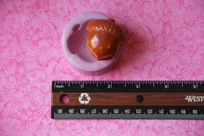 Acorn Guest Soap Mold Fall Autumn Silicone Molds Polymer Clay Resin ...
