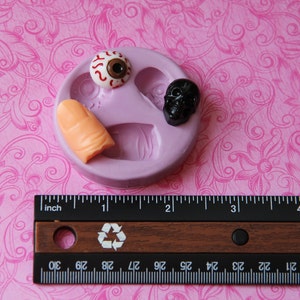 Scary Mold Halloween Molds Eyeball Finger Silicone Mold Bones Skull ...