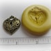 Lock Heart Mold Key Hole Pendant Mold Resin Clay Soap Wax Fondant Mould ...