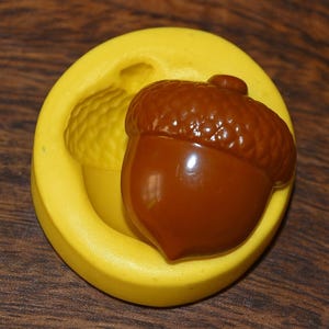 Acorn Guest Soap Mold Fall Autumn Silicone Molds Polymer Clay Resin ...