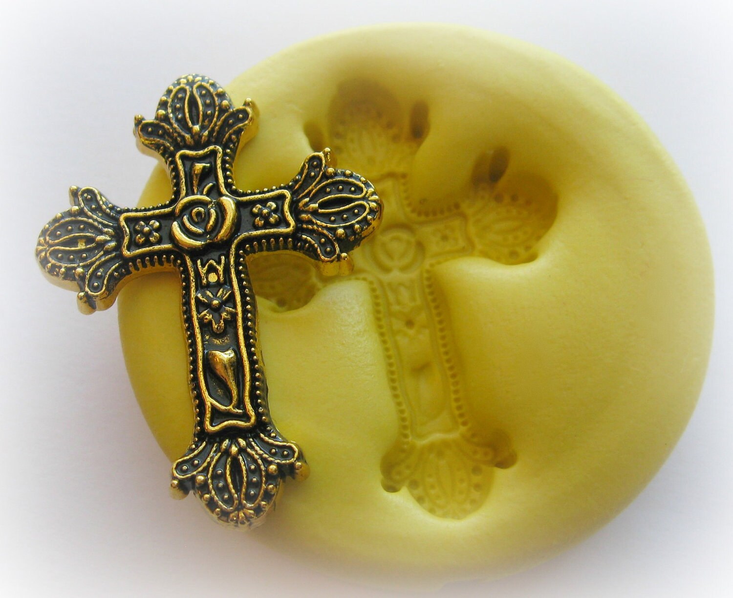 Easter Cross Silicone Mold Resin Polymer Clay Mould - Etsy