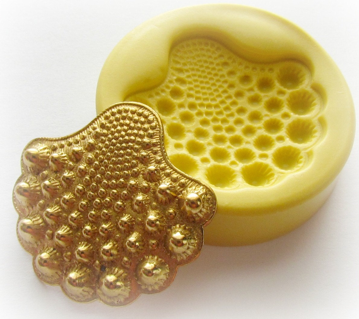 Shell Mold Mould Resin Clay Fondant Wax Victorian Jewelry - Etsy
