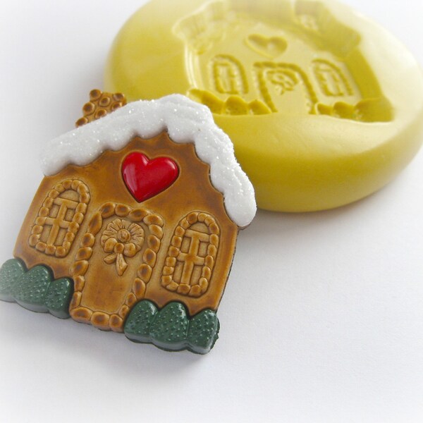 Miniature Gingerbread House Mold - Etsy
