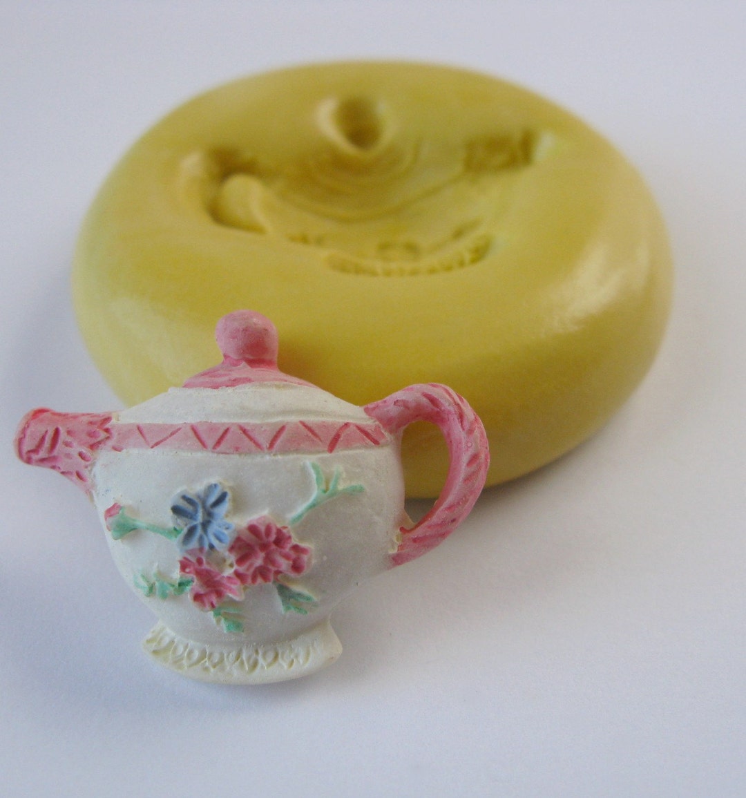 Teapot Tea Pot Mold Mould Resin Clay Fondant Wax Miniature Sweet ...