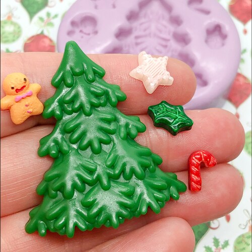 Christmas Tree Mold Clay Fondant Resin Mold Mold - Etsy