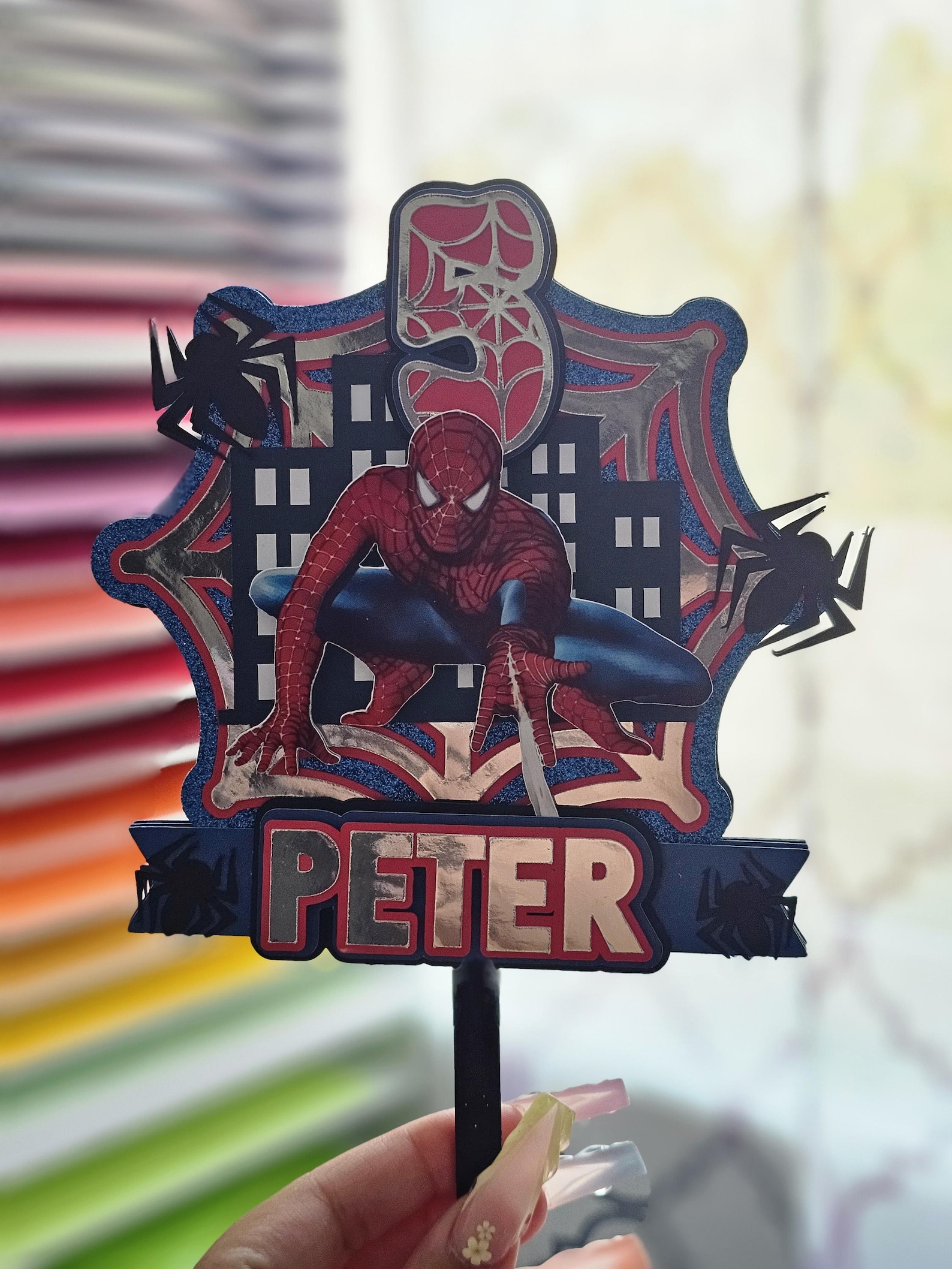 Spiderman Cake Topper. - Etsy