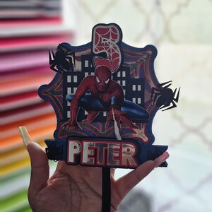Spiderman Cake Topper. - Etsy
