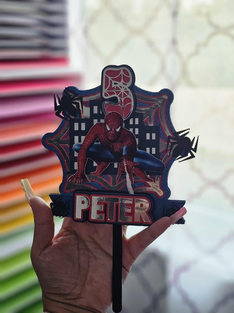 Spiderman Cake Topper. - Etsy