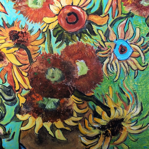 Picasso Sunflowers Original