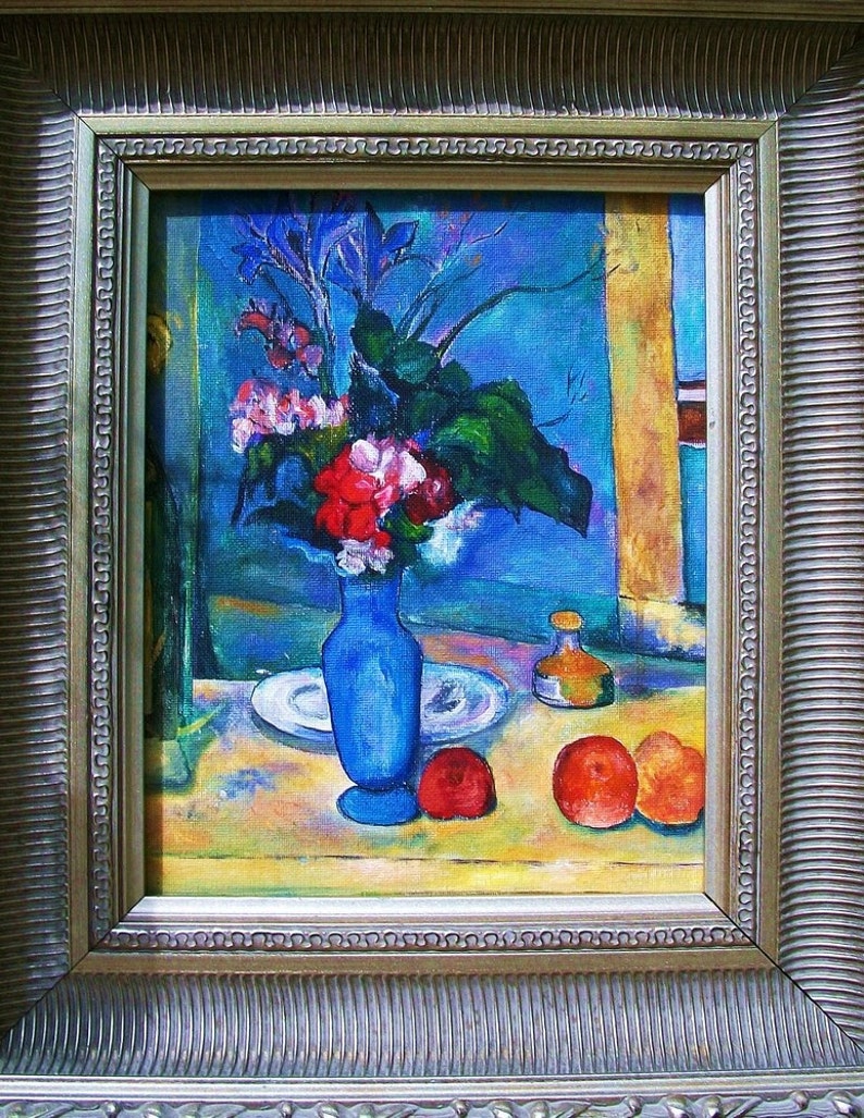 Artist Study of THE BLUE VASE by Paul Cezanne - Etsy