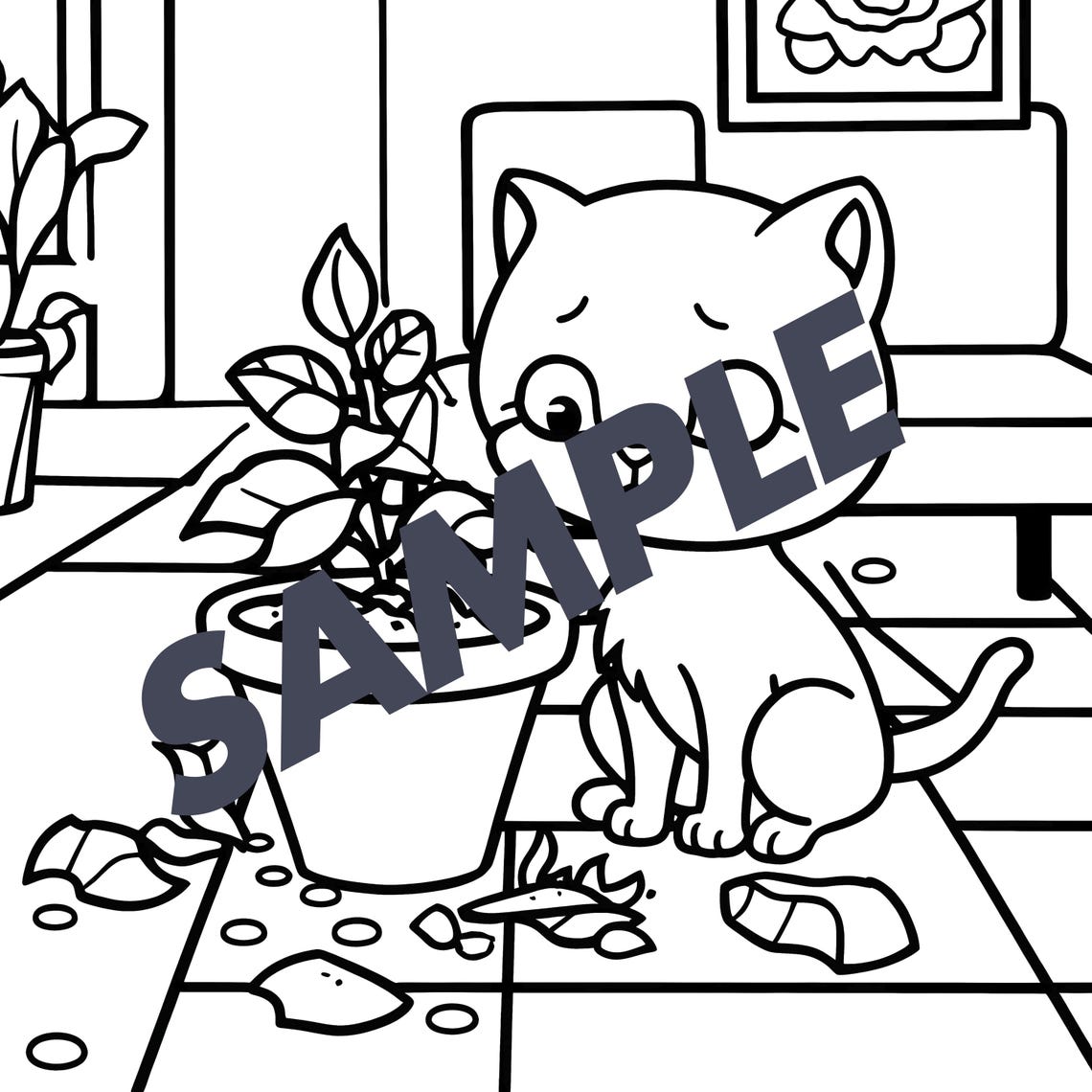 Relaxing Cozy Girl Coloring Book + Butterfly Planner Bundle | 51 ...