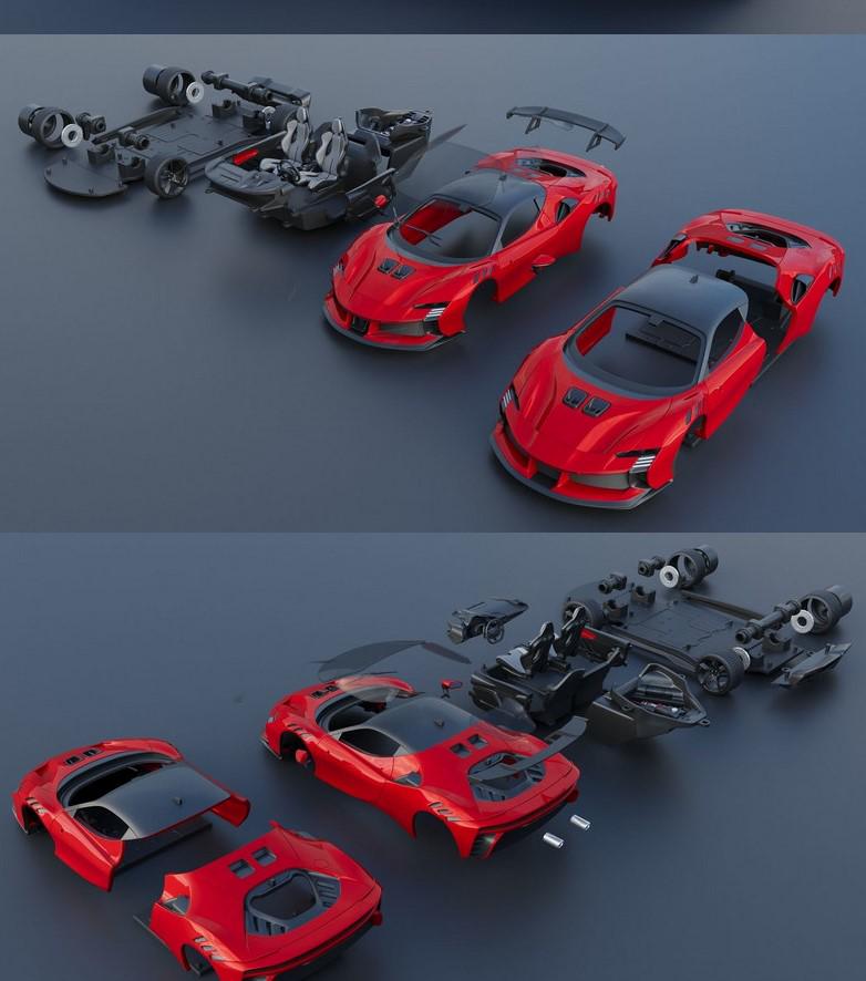 Ferrari SF90 XX – 3D Print Model - Etsy