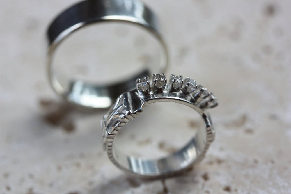 Custom Wedding Rings Made to Order Silver or Gold and - Etsy