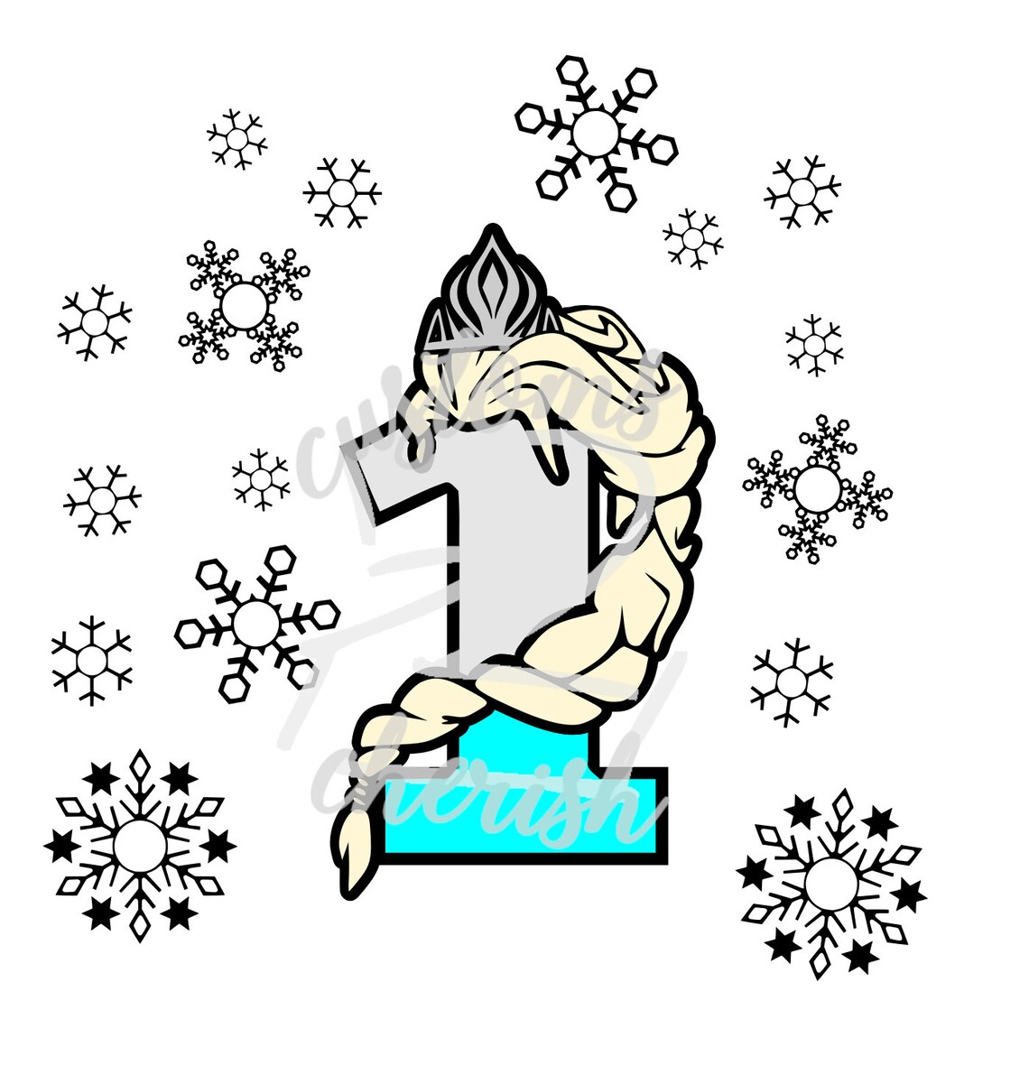 Vinyl Graphic Tee Elsa Birthday Number Many Numbers - Etsy