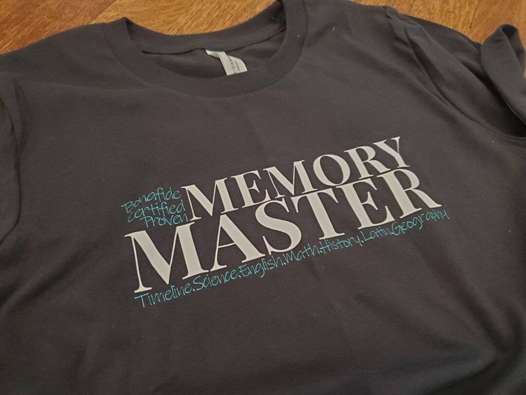 ADULT SIZE Memory Master Classical Conversations Vinyl - Etsy