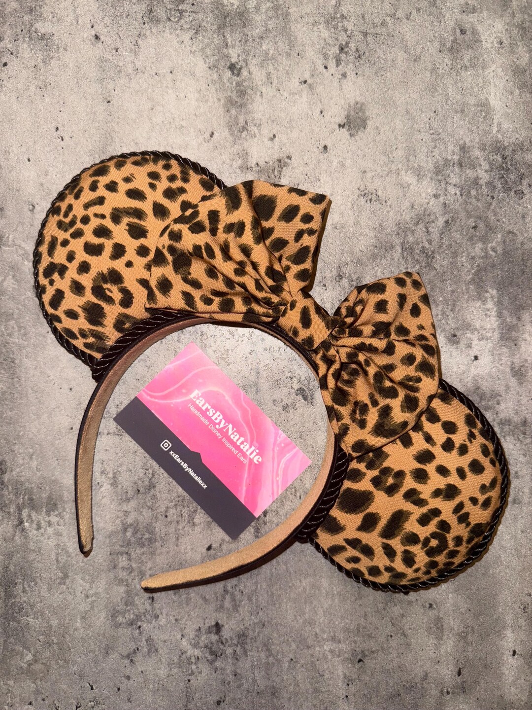 Animal Print Disney Inspired Ears - Etsy