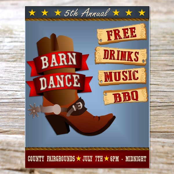 Barn Dance - Etsy
