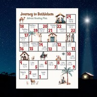 Nativity Christmas Game Printable: Journey to Bethlehem Family Fun ...
