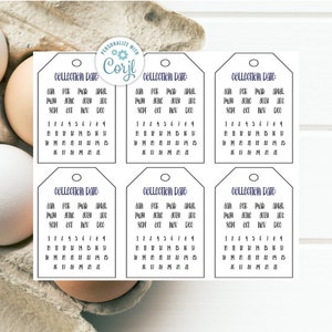 Farm Fresh Eggs Gift Tags – Printable Rustic Country Labels – Perfect ...