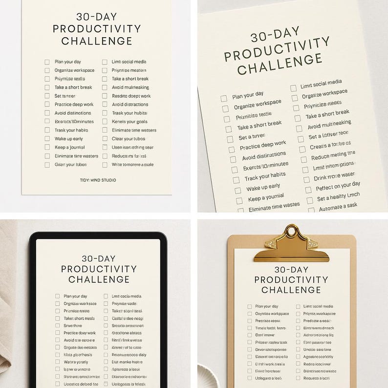 Daily Focus Sheet - Etsy