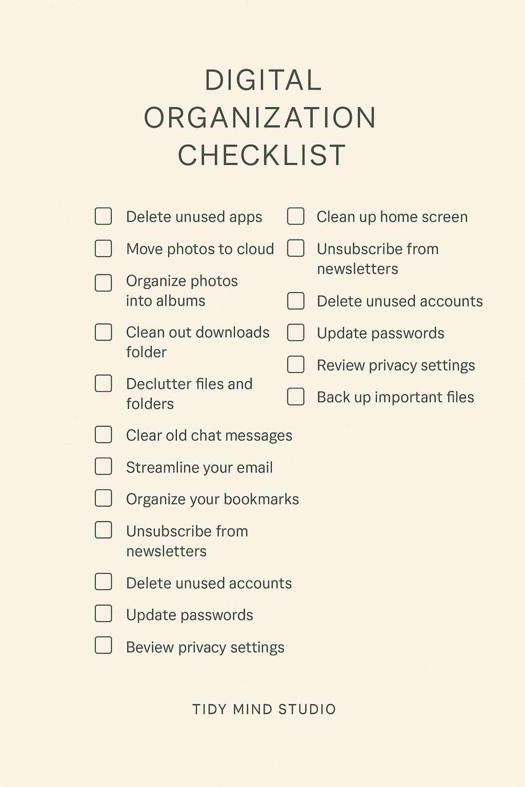 Daily Focus Sheet - Etsy