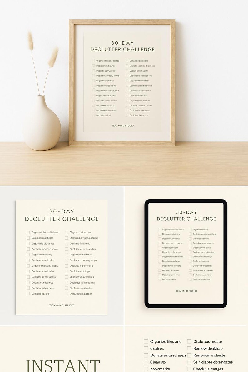 30 Day Challenge Printable - Etsy