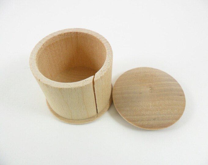 Postage Stamp Holder Box Wood 1 7/8 H X 1 3/4 Diameter 1 Box - Etsy