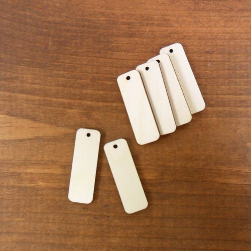 Wood Rectangle Earring Bar Blanks 2 X 1/2 X - Etsy