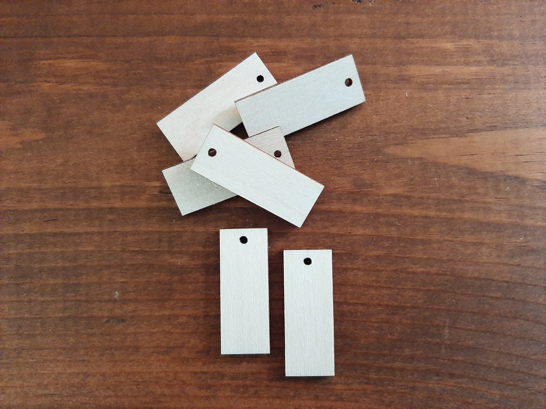 Rectangle Bar Laser Cut Wood Shapes 1 1/4" X 1/2" X 1/8" - Etsy