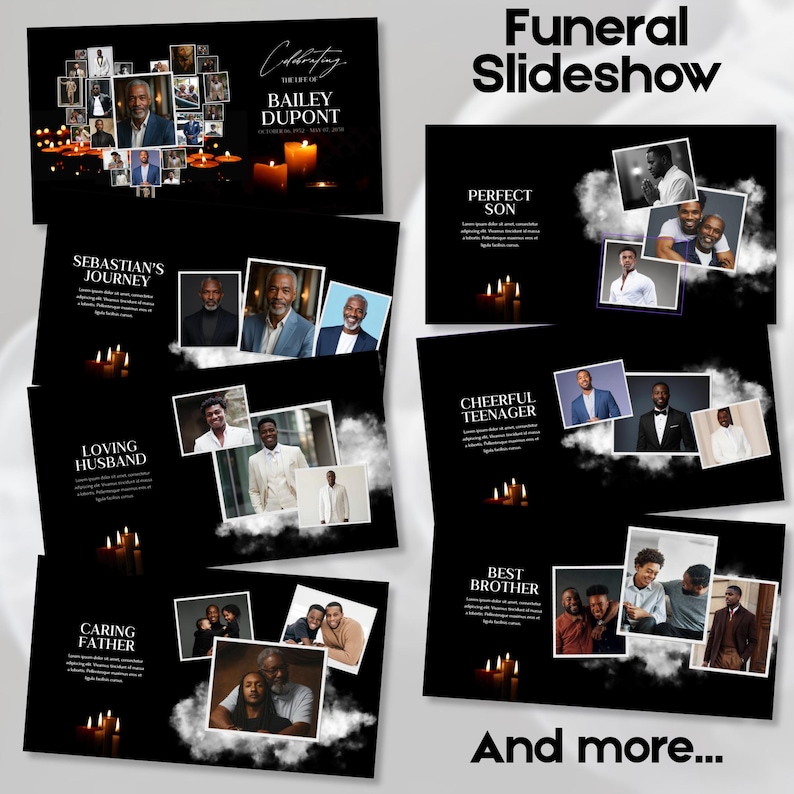 Funeral Memorial Slideshow – Celebration of Life Video, in Loving ...