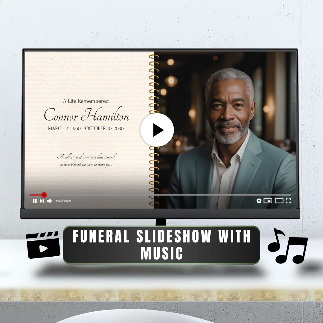 Custom Memorial Slideshow Video – Celebration of Life, Funeral Service ...