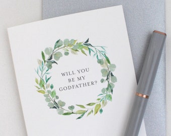 Will You Be My Ninang Card Personalized Card Ninang Godmother Proposal ...