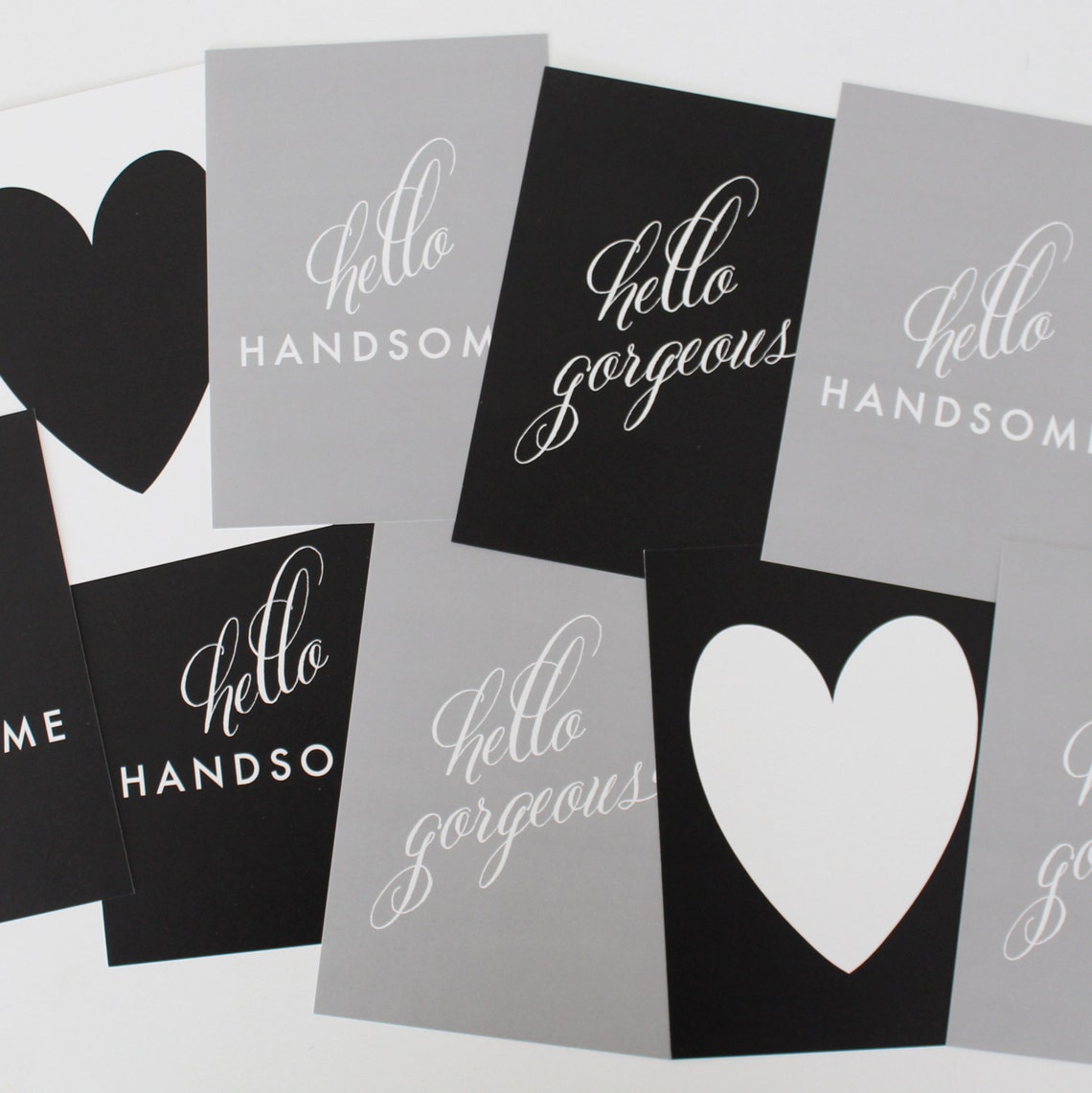 Hello Gorgeous & Hello Handsome 2 5x7 Print Set one of | Etsy