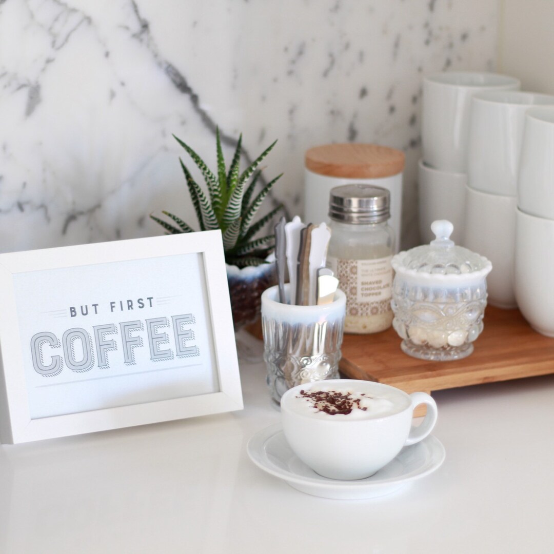 BUT FIRST COFFEE Print // Coffee Lovers Print // Coffee Print - Etsy