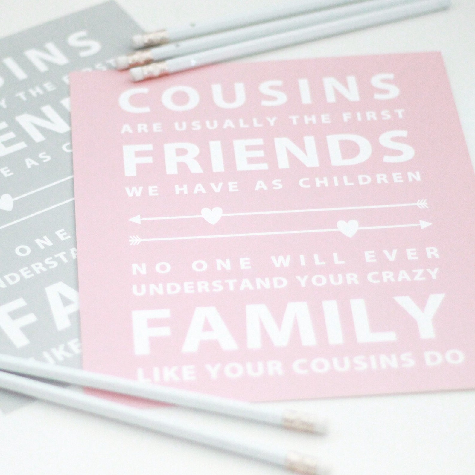 Typography Print cousins Art Print Art to Frame - Etsy