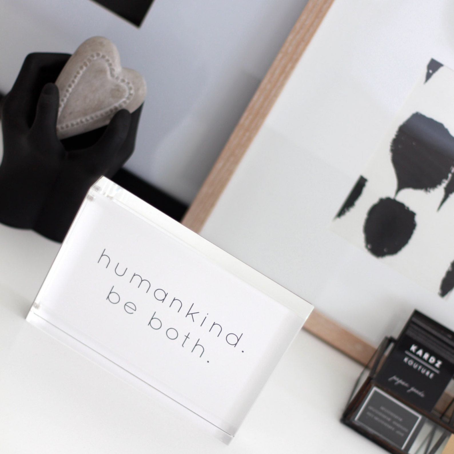 Humankind.be Both. Print // Humankind Print // Human Kindness - Etsy