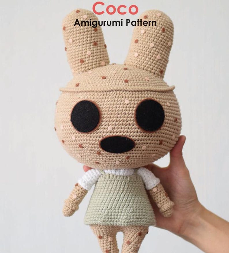 Coco Bunny Crochet Pattern PDF | Sweet Amigurumi Doll Toy | Perfect for ...