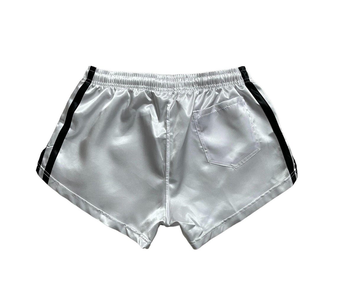 Shiny Nylon Activewear Sprinter Shorts - Etsy