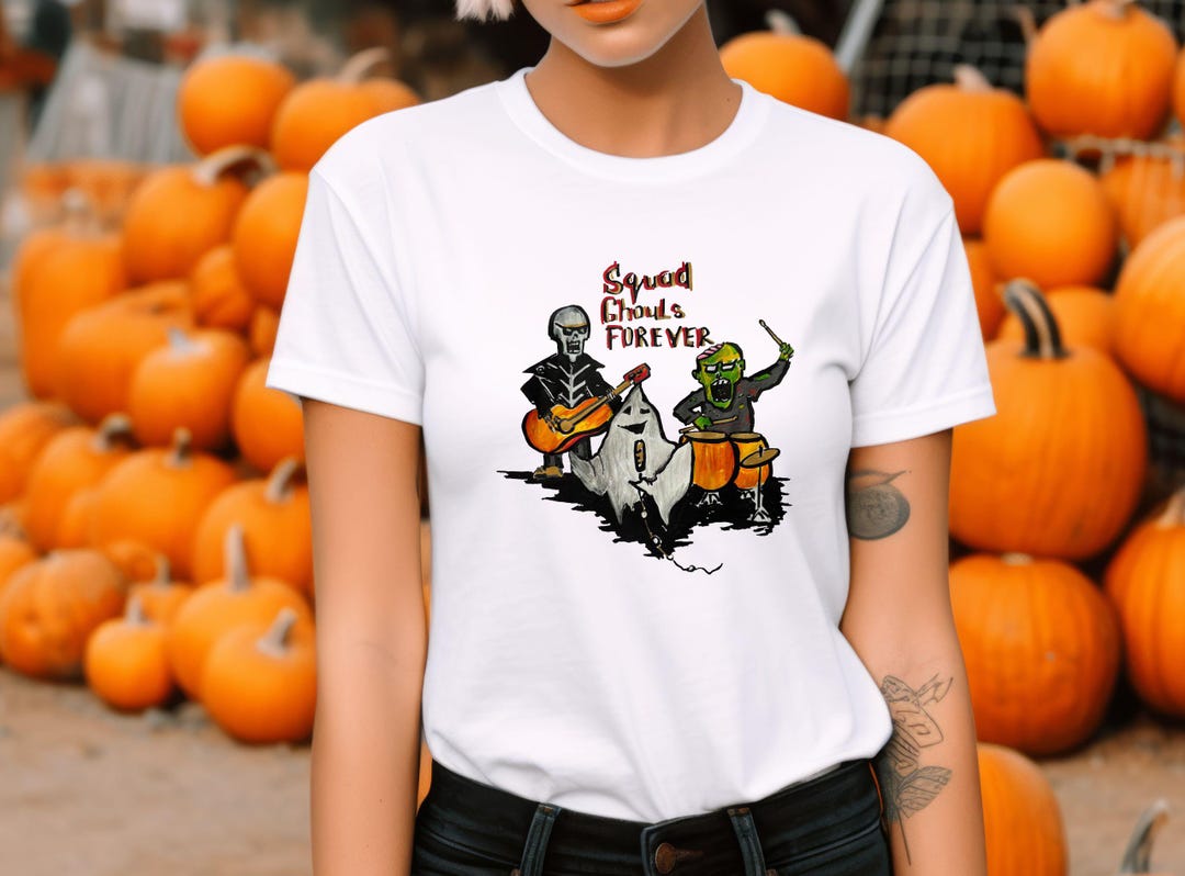 Squad Ghouls Halloween T-shirt: Funny Spooky Costume Tee - Etsy