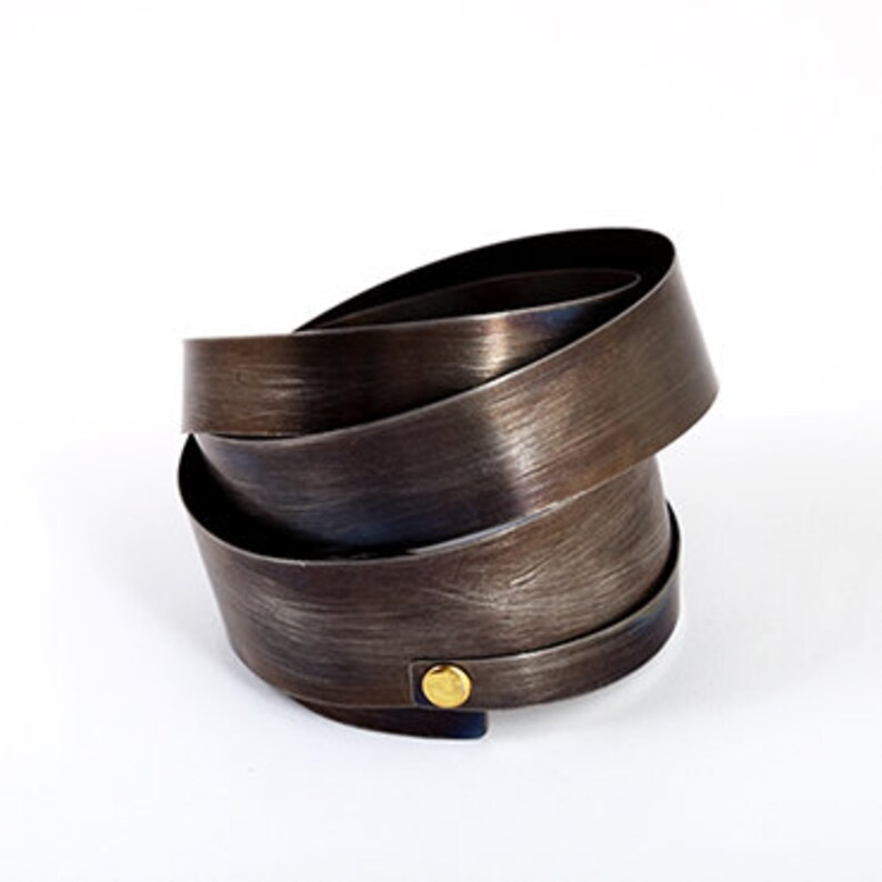 Anode Titanium Bangle Bracelet , Wrist Cuff Bracelet - Etsy