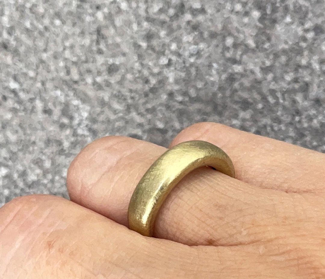 14k Real Gold Half Wheel Shaped Ring - Etsy